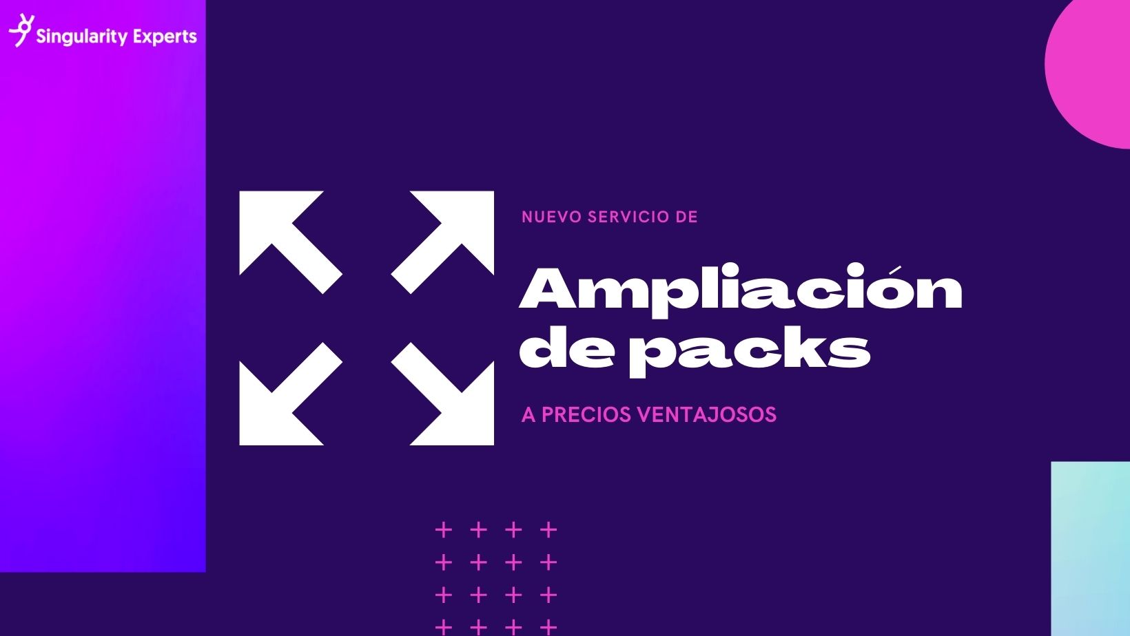 Nuevo servicio de upgrade de packs Singularity Experts